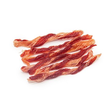 Duck and Duck Tendon Twist Stick | High-Protein Dog Treat