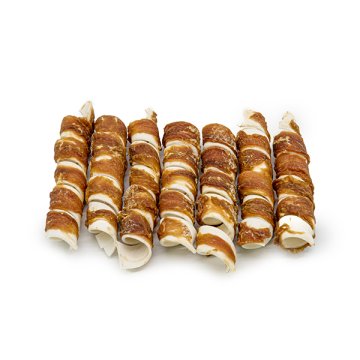 Duck Rawhide Spiral Twist | Grain-Free Dog Treats